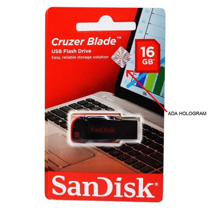 Jual FLASHDISK SANDISK 16GB CRUZER BLADE | Shopee Indonesia