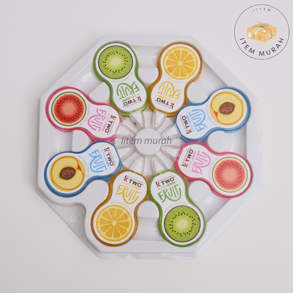 Jual Tip-x Buah Fruit Correction Tape Tip x Tipex Kertas Tip-Ex Tipe X ...