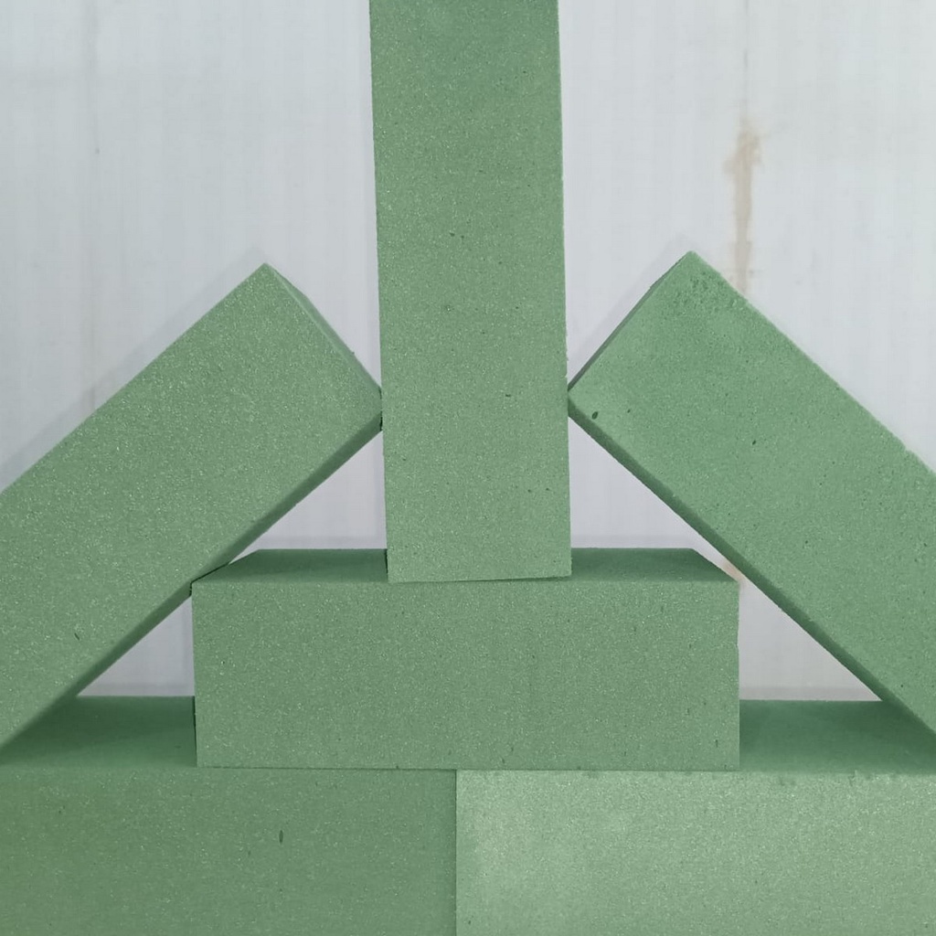 Jual Floral Foam Basah/Busa Bunga Hidup/Segar SATUAN | Shopee Indonesia