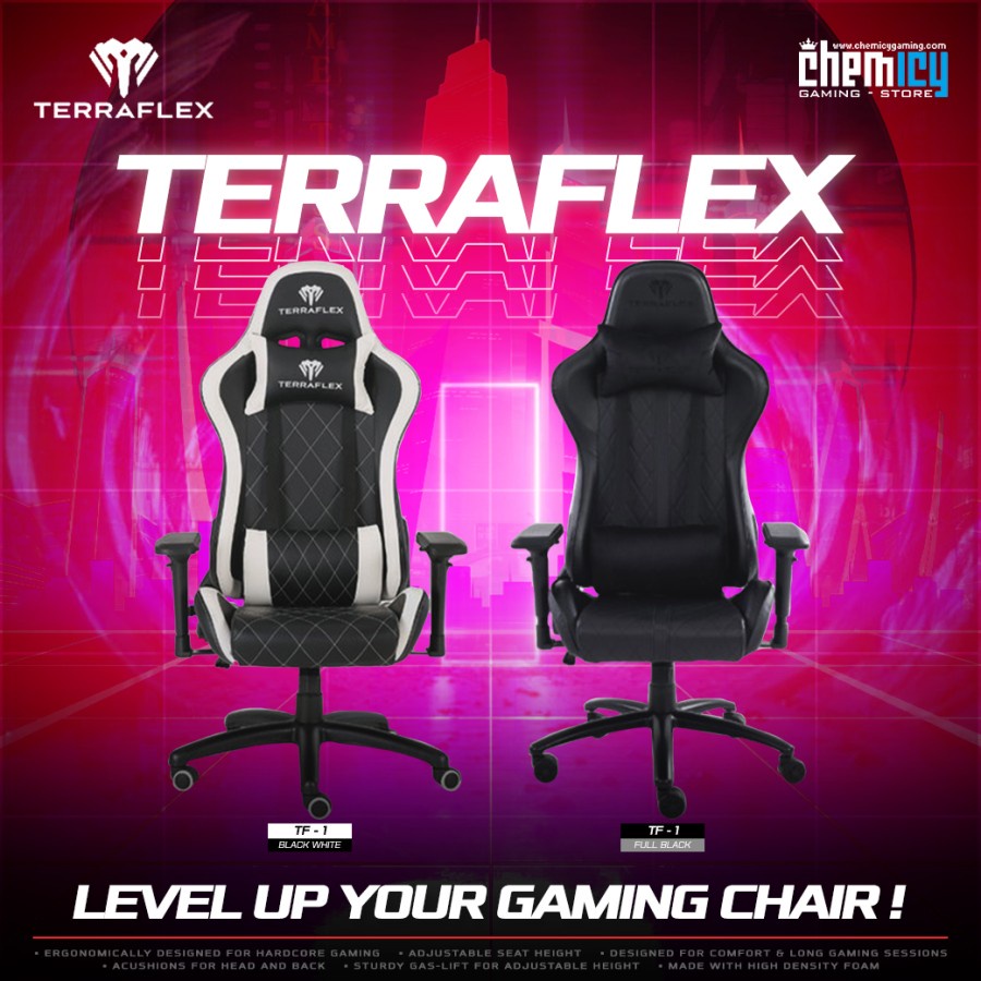 Jual Terraflex TF1 / TF-1 Gaming Chair / Kursi Gaming | Shopee Indonesia