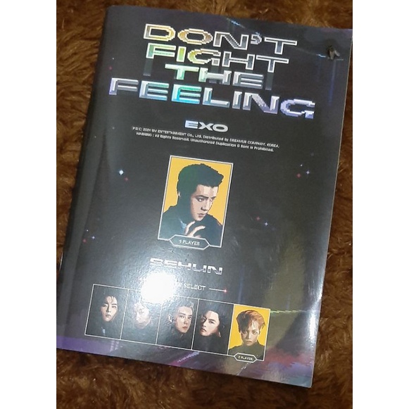 Jual Album EXO Don't Fight The Feeling DFTF Sehun Version + id card ...