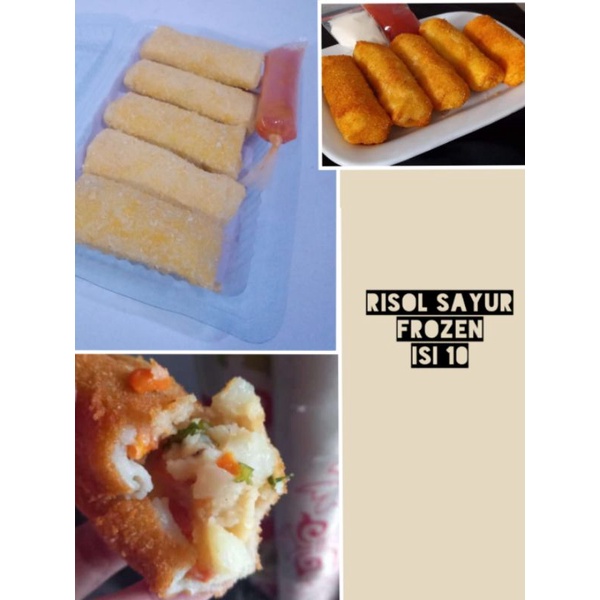 Jual risoles sayur Frozen isi 10 risol rogout | Shopee Indonesia