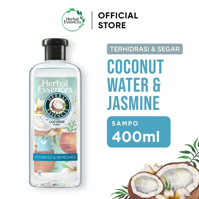 Jual Herbal Essences Classics Hydrated and Refreshed Coconut Water 400ml Shampoo | Shopee Indonesia