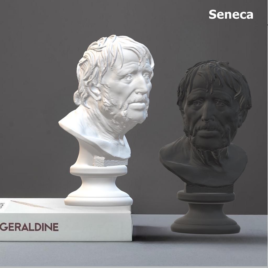 Jual Seneca, Stoic, Philosopher, 17cm, Portrait Yunani Mythology, ROMAN ...