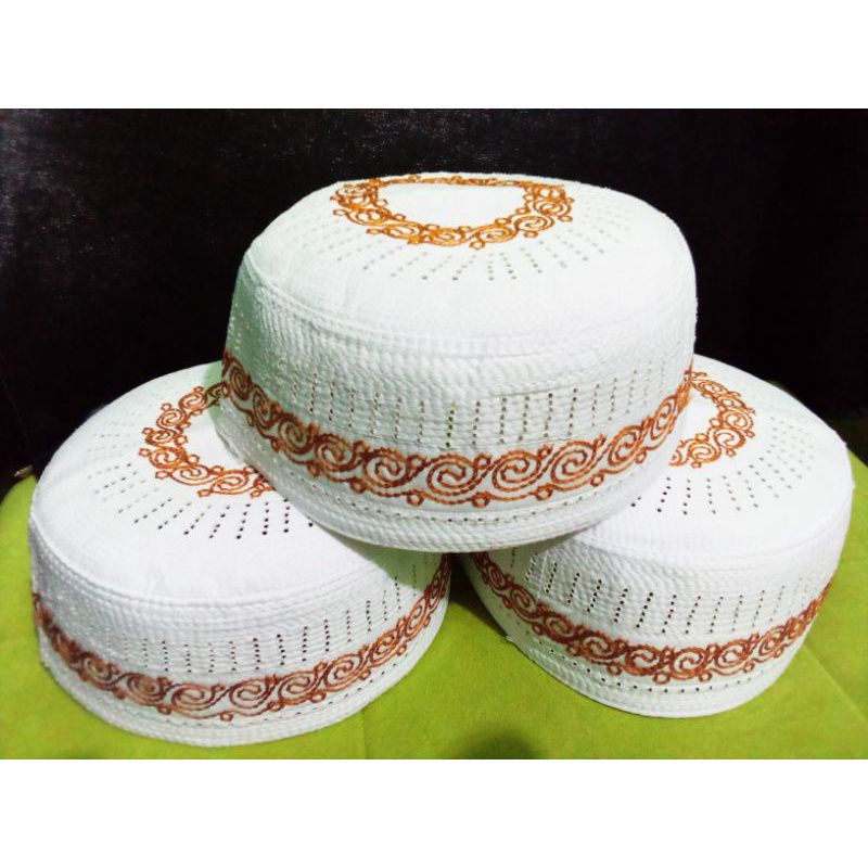 Jual GROSIR [10 PVS & 20 PCS) PECI SONGKOK KOPIAH HAJI BANGLADES, PECI HAJI MADINAH | Shopee ...