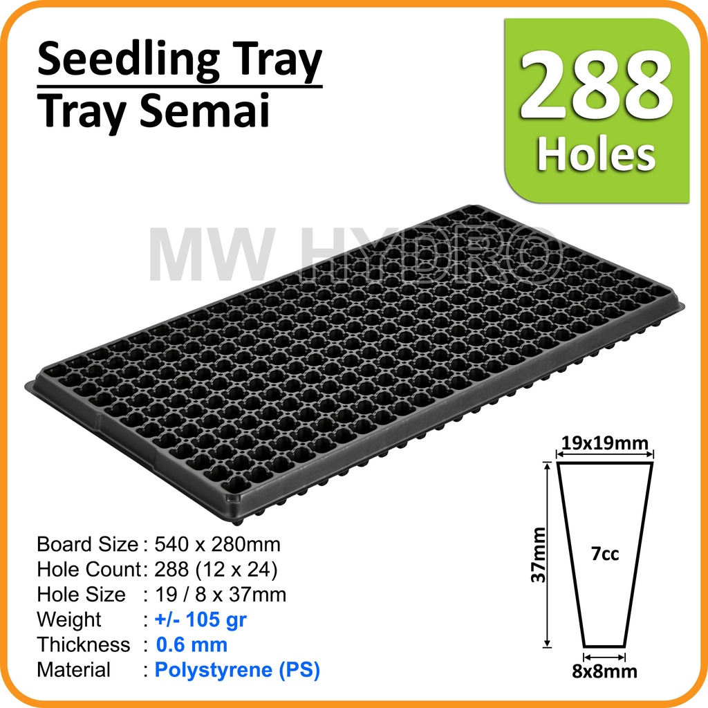 Jual Tray Semai / Seedling Tray - 288 lubang - 0.7 mm | Shopee Indonesia