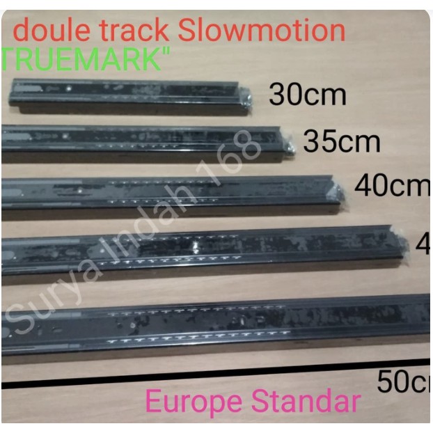 Jual Rel Double Track Slow Motion "TRUEMARK" EURO Standar Rel Laci ...