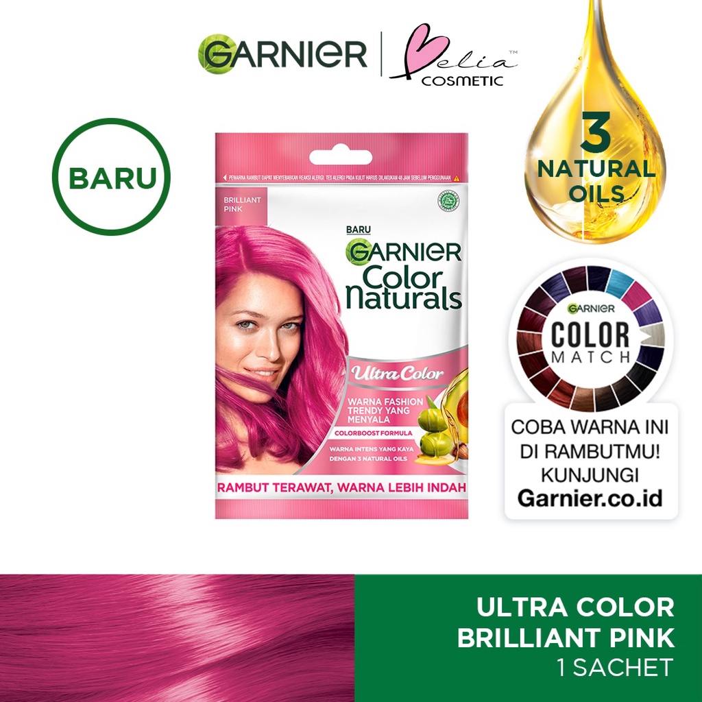 Jual BELIA Garnier Color Naturals Pewarna Rambut | Cat Rambut Natural ...