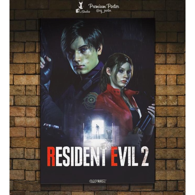 Jual Poster Game - Resident Evil 2 Remake - Potrait - Steam - Ps4 ...