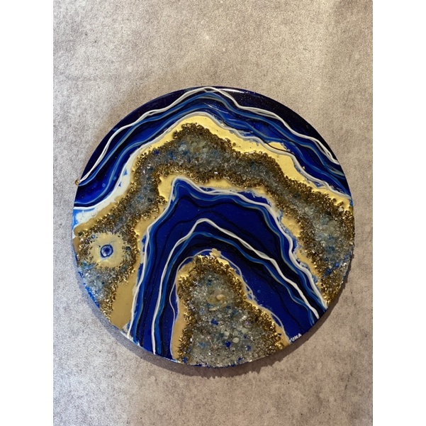 Jual resin geode wall art lukisan dinding epoxy diameter 40cm | Shopee ...