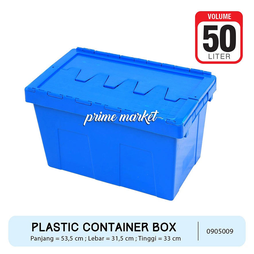Jual Box Kontainer Plastik 50 Liter / Box Penyimpanan / Tempat ...
