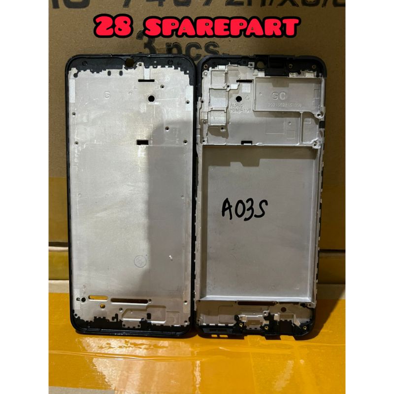 Jual Frame lcd / tulang tengah / dudukan lcd Samsung a03s / a037 ...