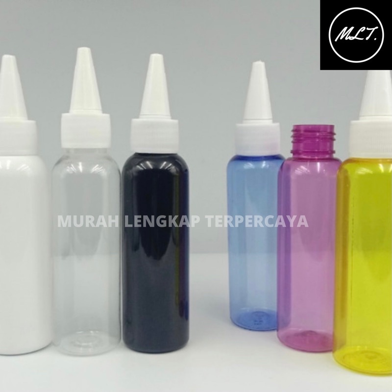 Jual BOTOL TINTA 100ML / BOTOL TINTA KERUCUT 100 ML VARIAN TUTUP ... Jual BOTOL TINTA 100ML / BOTOL TINTA KERUCUT 100 ML VARIAN TUTUP ...