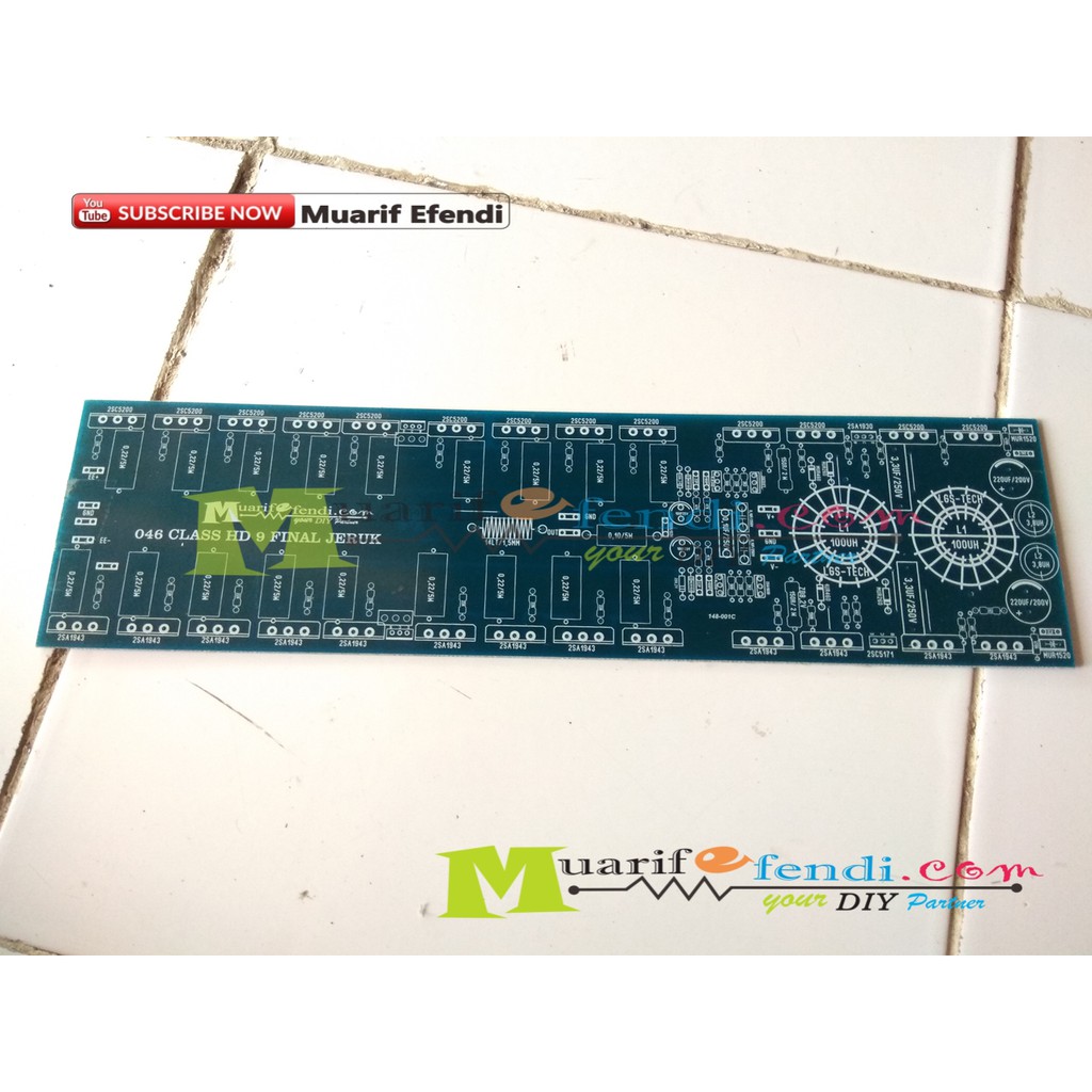 Jual PCB STEPPER CLASS HD BIPOLAR PLUS 9 FINAL 4 STEPPER TRANSISTOR 046 ...
