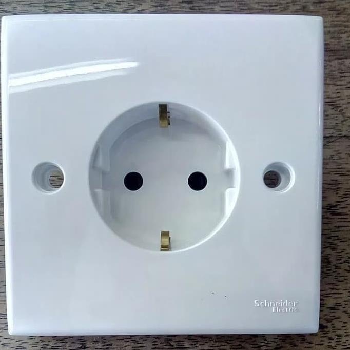 Jual Stop Kontak Arde Schuko Clipsal Schneider S-Classic Cp Inbow ...
