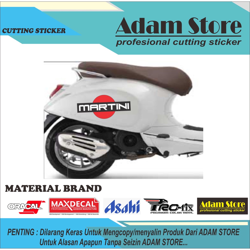 Jual sticker motor vespa matic sticker motor scoopy sticker motor vespa ...