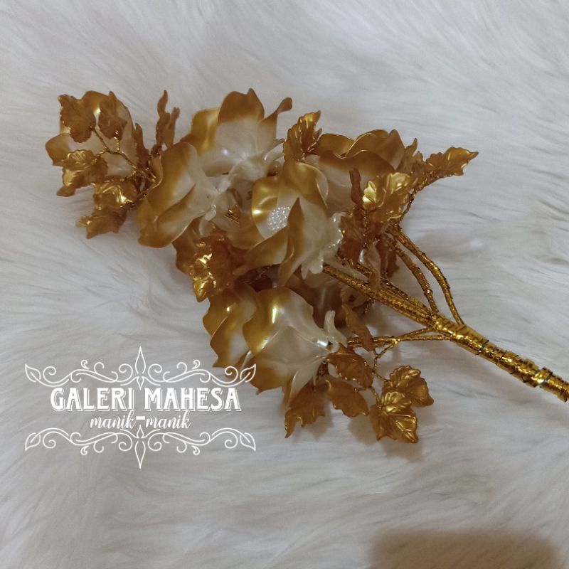 Jual BUNGA MAWAR GOLD MEWAH, BUNGA CANTIK, BUNGA ELEGAN 10 TANGKAI ...