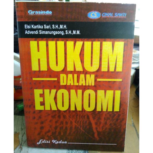 Jual HUKUM DALAM EKONOMI EDISI KEDUA - ELSI KARTIKA SARI | Shopee Indonesia
