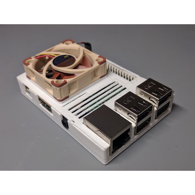Jual Casing Raspberry Pi 3 B+ Slim With 40mm Fan | Shopee Indonesia