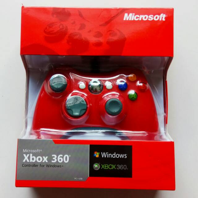 Jual Stik Xbox 360 Wire / STICK Warna Menggunakan kabel Support PC ...