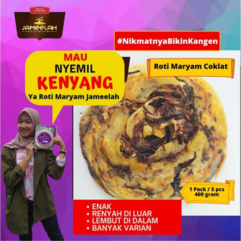 Jual ROTI MARYAM COKLAT VACUM / KEMASAN VACUM / FROZEN FOOD / ROTI ...