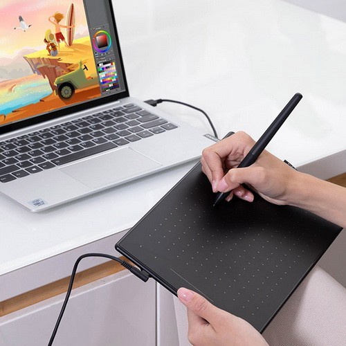 Jual Huion Pen Tablet RTM500 Medium Garansi Resmi 1 Tahun | Shopee ...