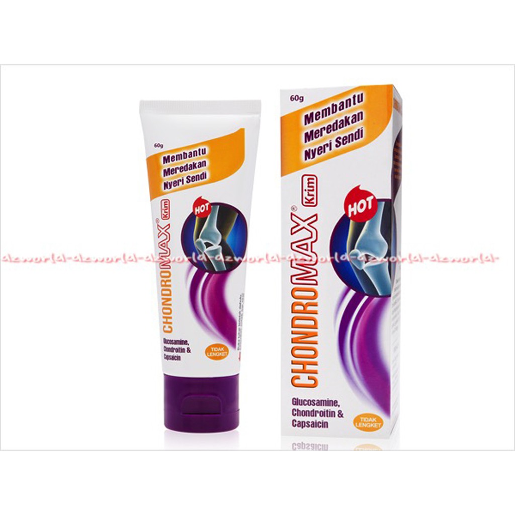 Jual Chondromax Krim Hot Untuk Membantu Meredakan Nyeri Sendi 60gr ...