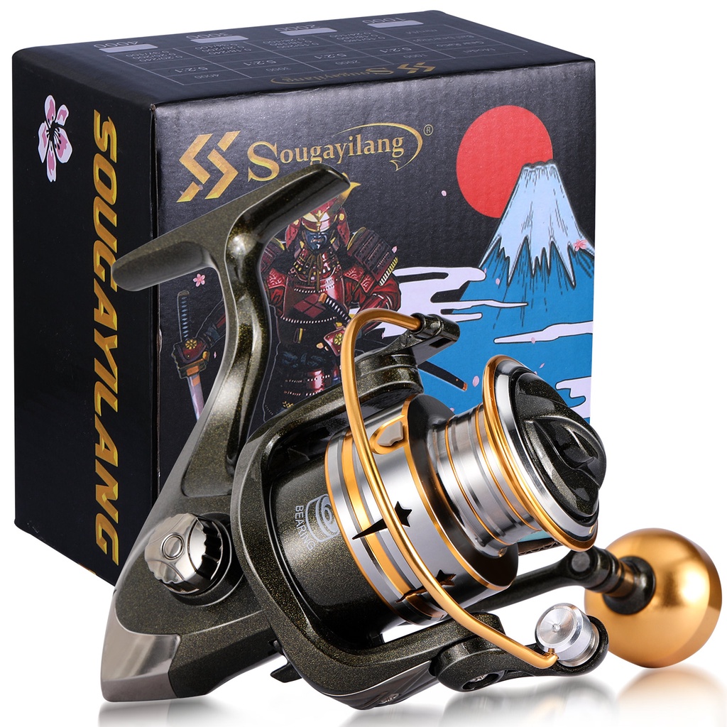 Jual Sougayilang Reel Pancing 5.2: 1 Rasio Gear Reel Pancing 1000-5000 ...
