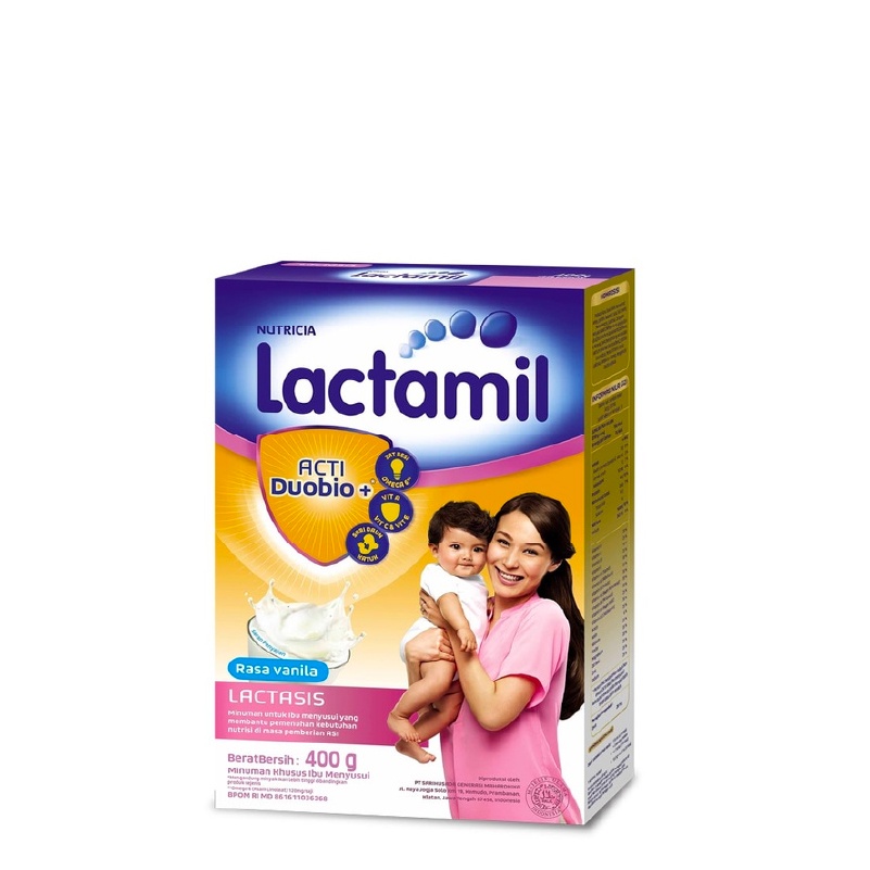 Jual Lactamil Lactasis Minuman Ibu Menyusui Rasa Vanila 400 gr | Shopee Indonesia