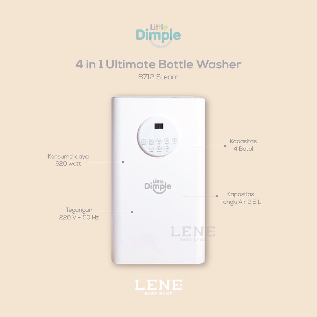 Jual Little Dimple 4in1 Ultimate Bottle Washer | Shopee Indonesia