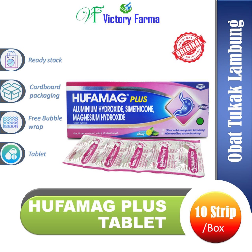 Jual Hufamag plus Strip @ 10 tablet | Shopee Indonesia