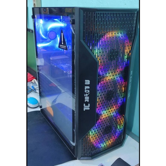 Jual Casing Computer Power Up + Include 4 Fan RGB | Shopee Indonesia