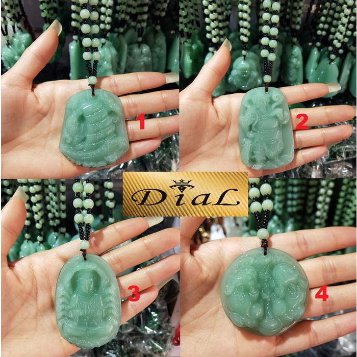 Jual Kalung Giok UKIR Naga DEWA DEWI BUDHA KWAN KONG IM MACAN ...
