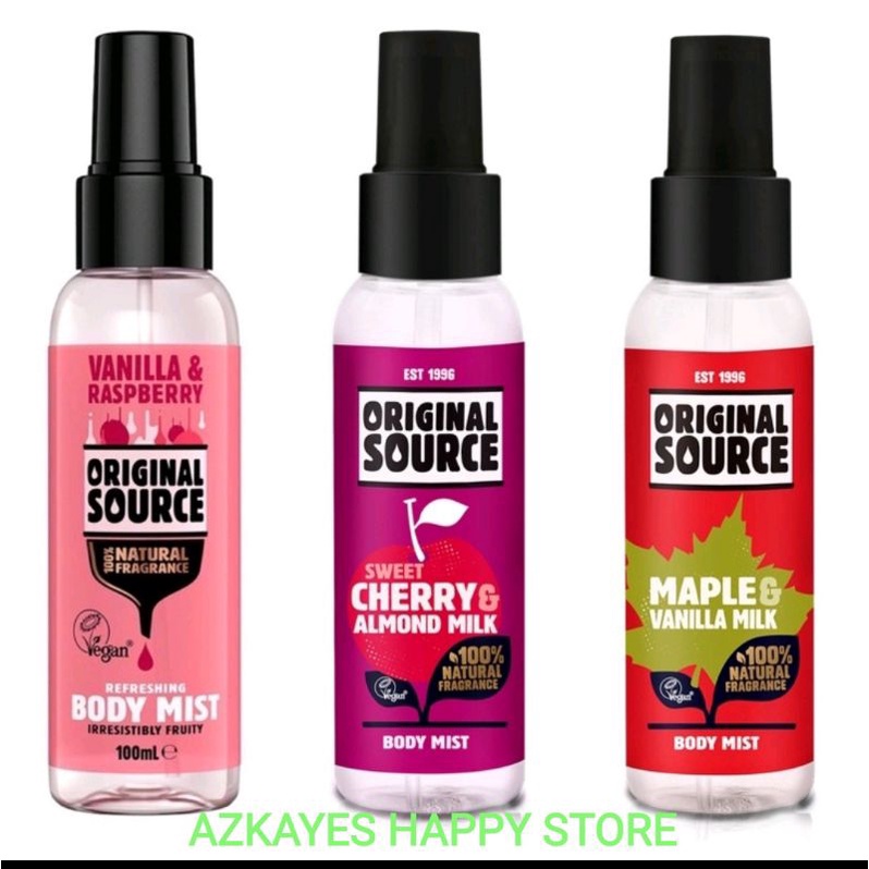 Jual Original Source Body Mist 100ml | Shopee Indonesia