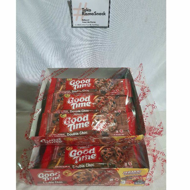 Jual Good Time Double Choco kemasan (12pcs x 16gr) | Shopee Indonesia