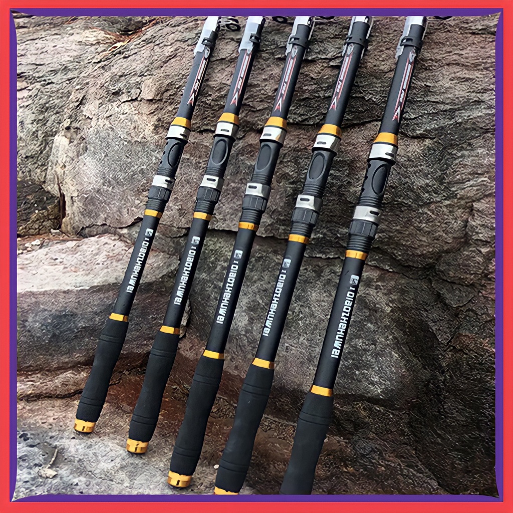 Jual Joran Pancing Tegek Kolong Carbon Solid Laut Kuat Alat Stik ...