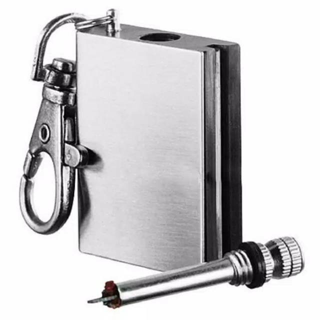 Jual mancis mini korek api gantungan kunci outdoor camping korek kecil ...