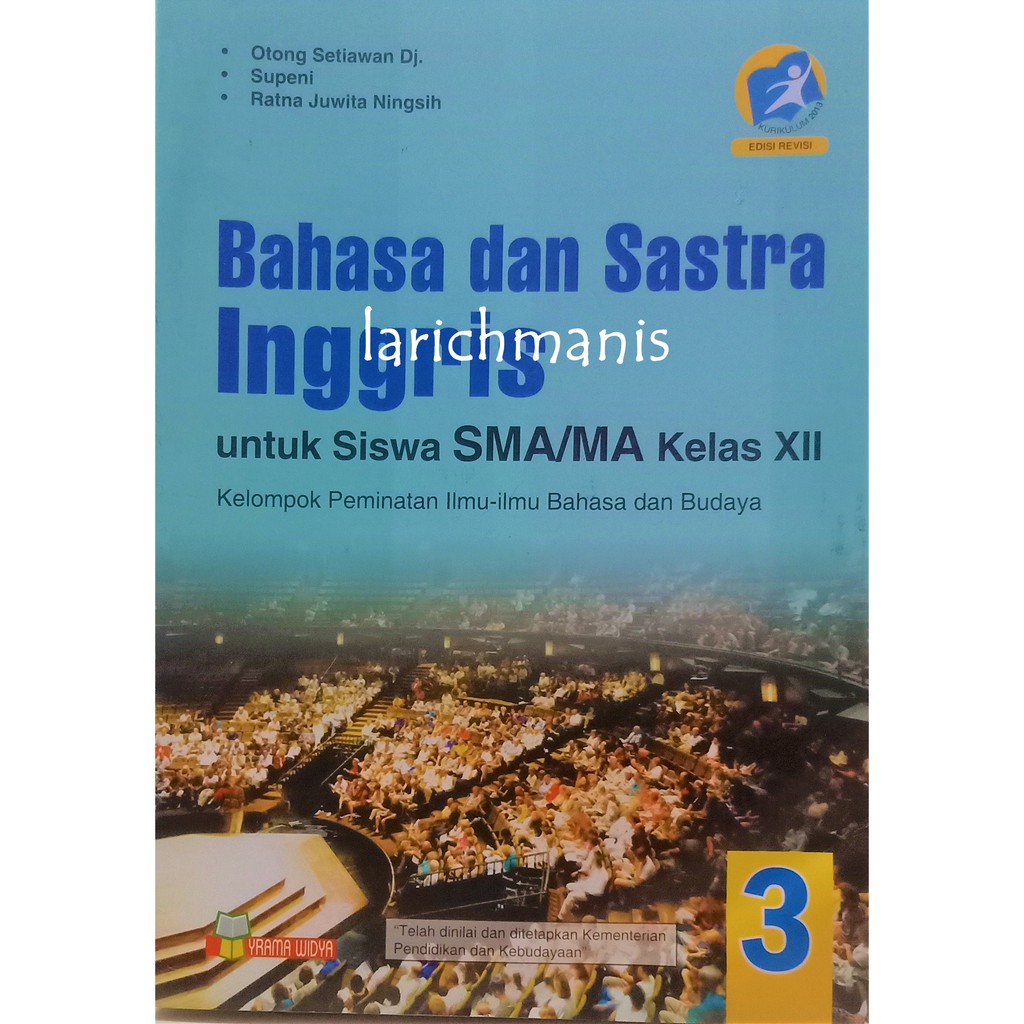 Jual BUKU BAHASA DAN SASTRA INGGRIS KELAS XII YRAMA WIDYA | Shopee Indonesia