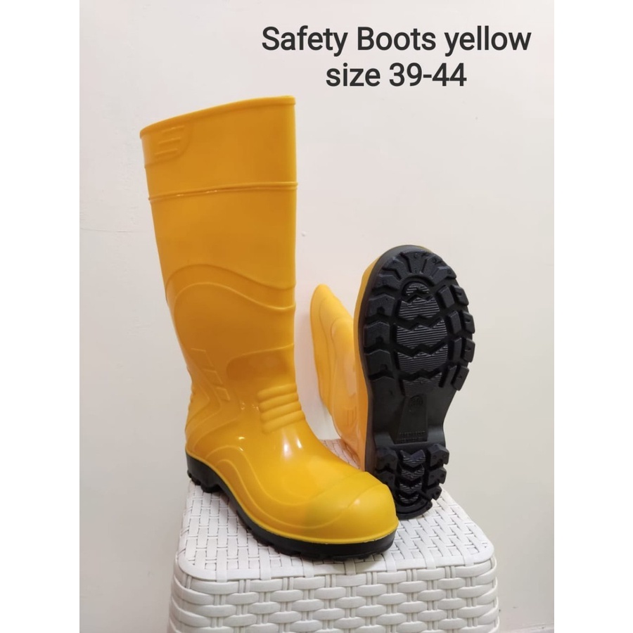 Jual SEPATU SAFETY BOOTS TOMARIO WARNA KUNING - PROMO ORIGINAL | Shopee ...
