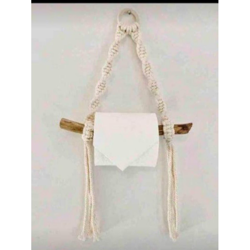 Jual Macrame Toilet Paper Hanger Gantungan Tissue Toilet Kamar Mandi ...