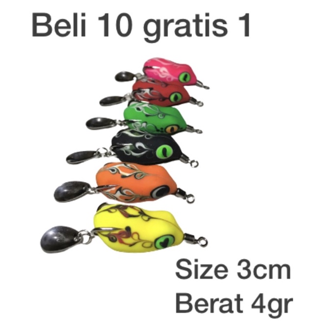 Jual sofrog lure 3cm | Shopee Indonesia
