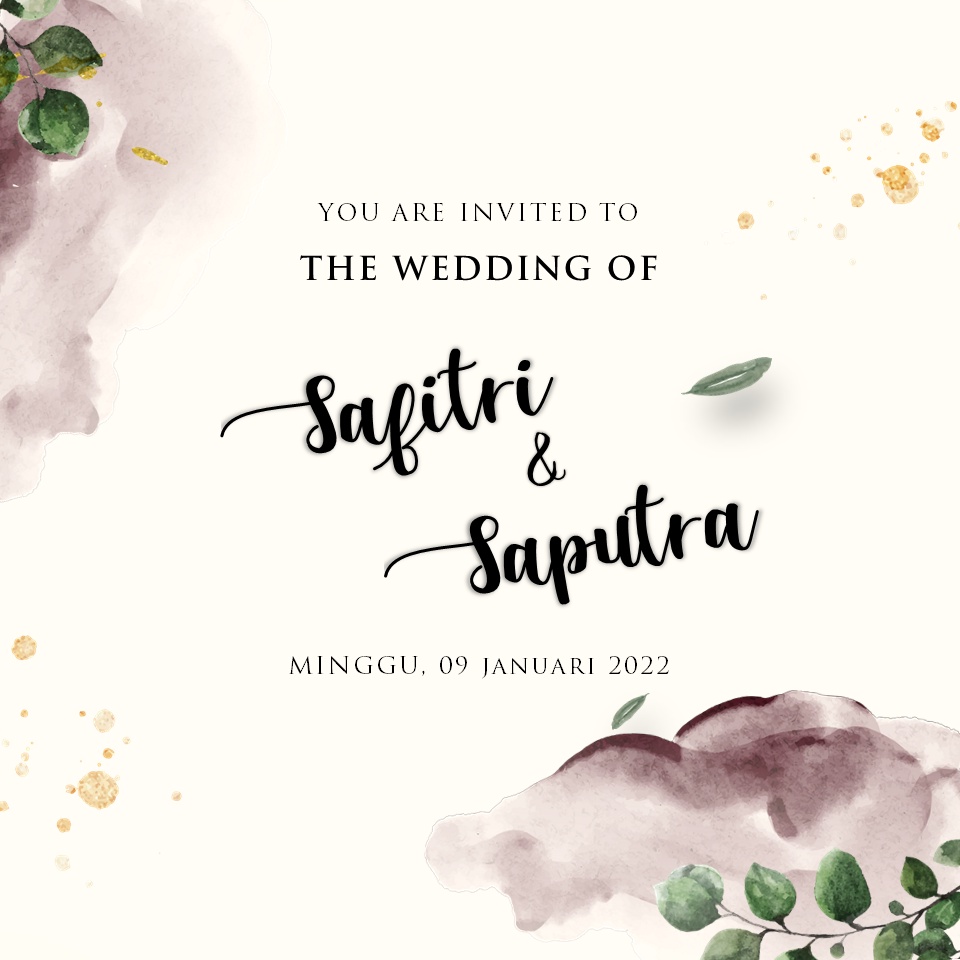 Jual UNDANGAN DIGITAL PERNIKAHAN VIDEO / UNDANGAN DIGITAL VIDEO TEMA ...