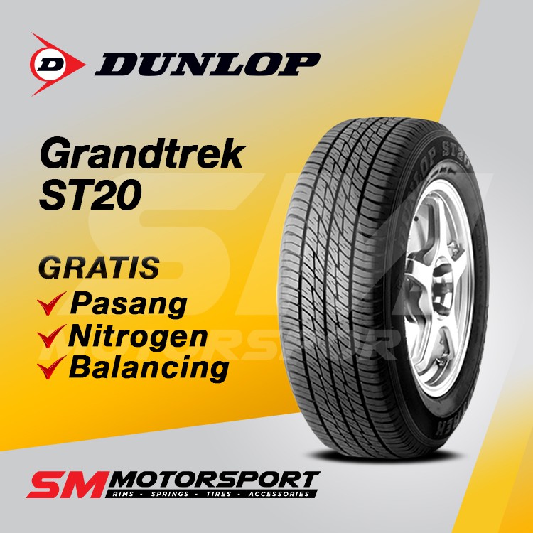 Jual Ban Mobil Dunlop Grandtrek ST20 Rush Terios 215 65 R16 16 | Shopee ...