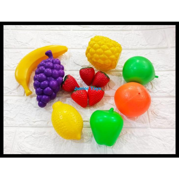 Jual MAINAN BUAH-BUAHAN ANEKA BUAH SET 12 PCS | Shopee Indonesia