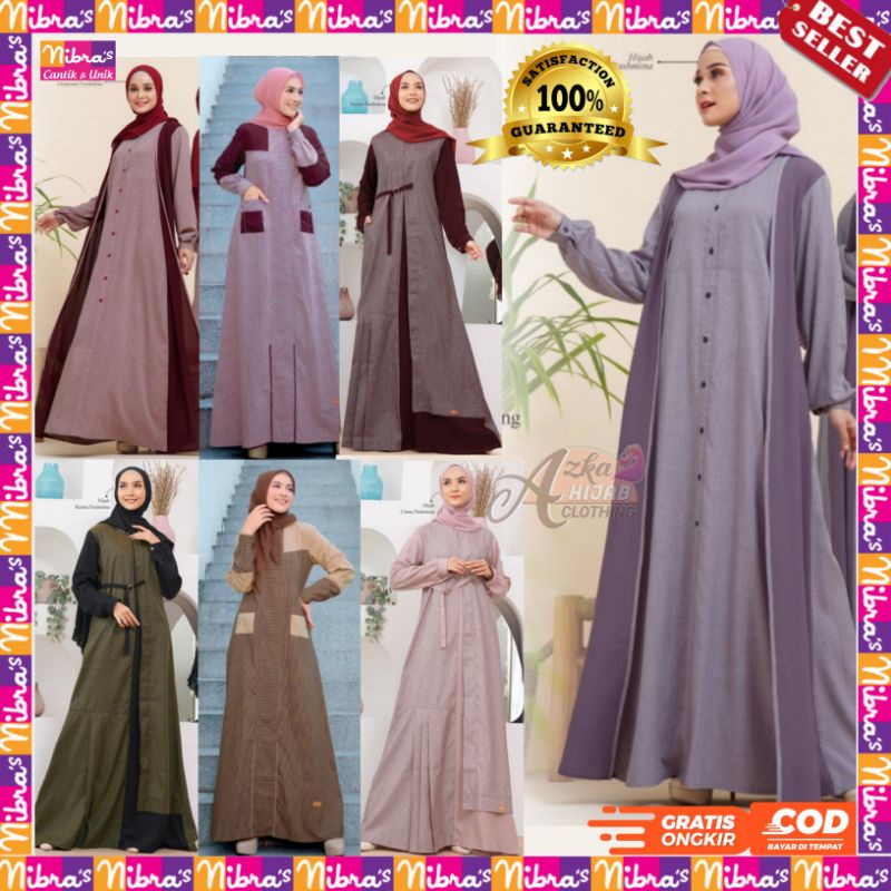 Jual BAJU GAMIS TERBARU 2021 / GAMIS NIBRAS NB A97 NBB06 NBB23 / GAMIS ...