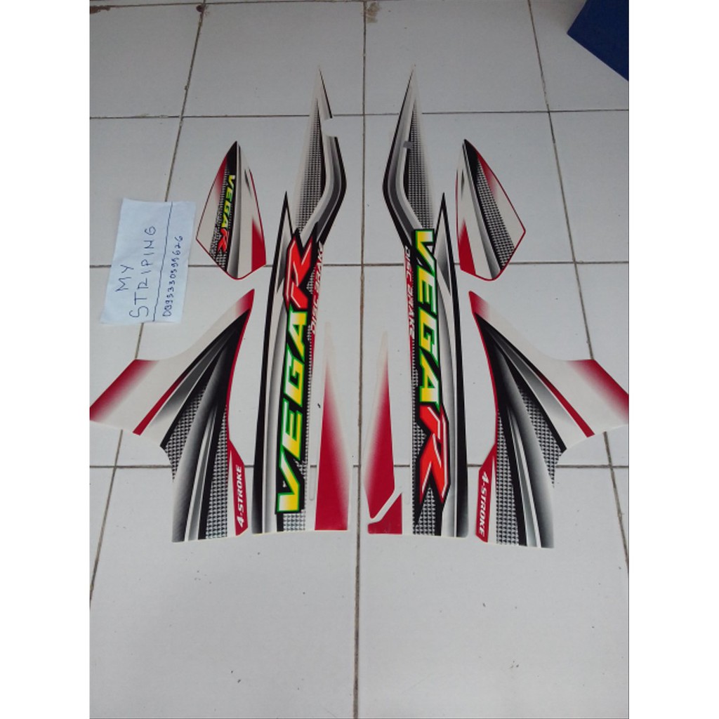 Jual Stiker Vega R 2005 merah putih | Shopee Indonesia