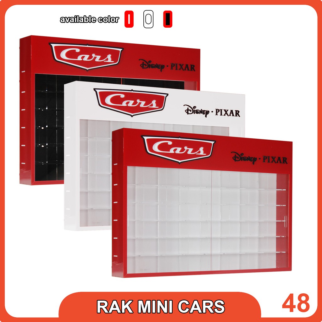 Jual Rak Akrilik Diecast Mattel Disney CARS 3 Mini Racers 48 Slot ...
