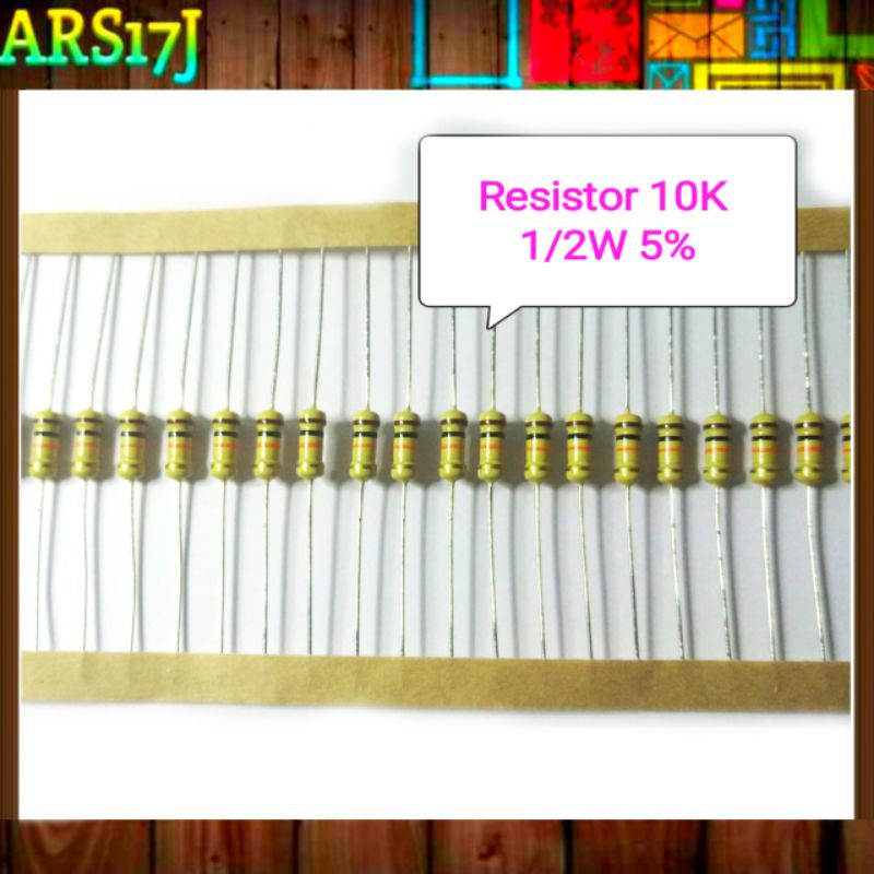 Jual Resistor 10k 1/2 watt | Shopee Indonesia