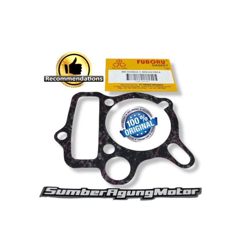 Jual PERPAK BLOK PAKING GASKET BLOK BORING CYLINDER HEAD HONDA ASTREA 800 C800 C700 C70 MERK ...