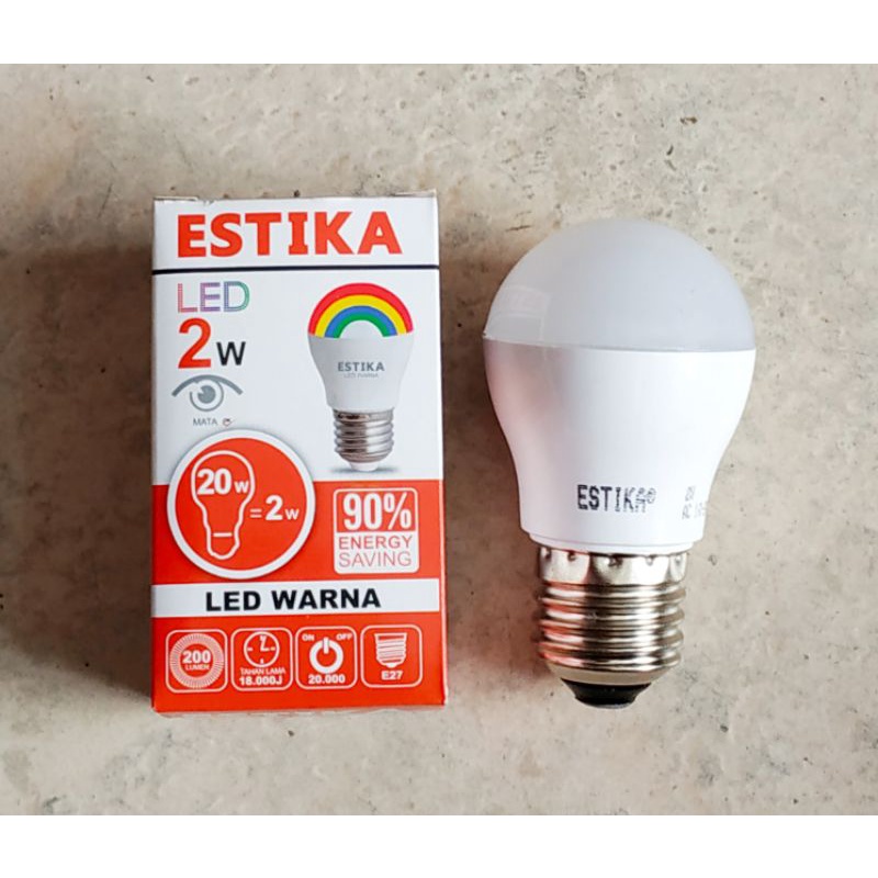 Jual Lampu led 2 watt Putih ESTIKA | Shopee Indonesia